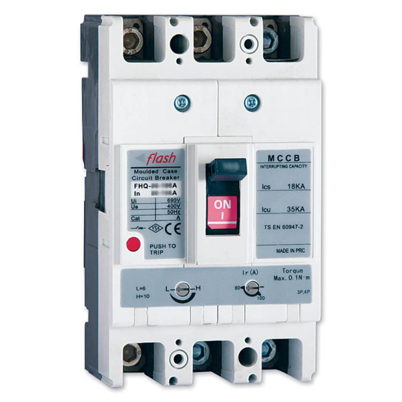 Flash 3*200-250 Ayarlı Termik Manyetik Kompakt Şalter Termik Manyetik Kompakt Şalterler