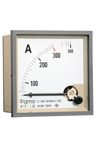 ECS 40/5 72*72 Ampermetre Ampermetre