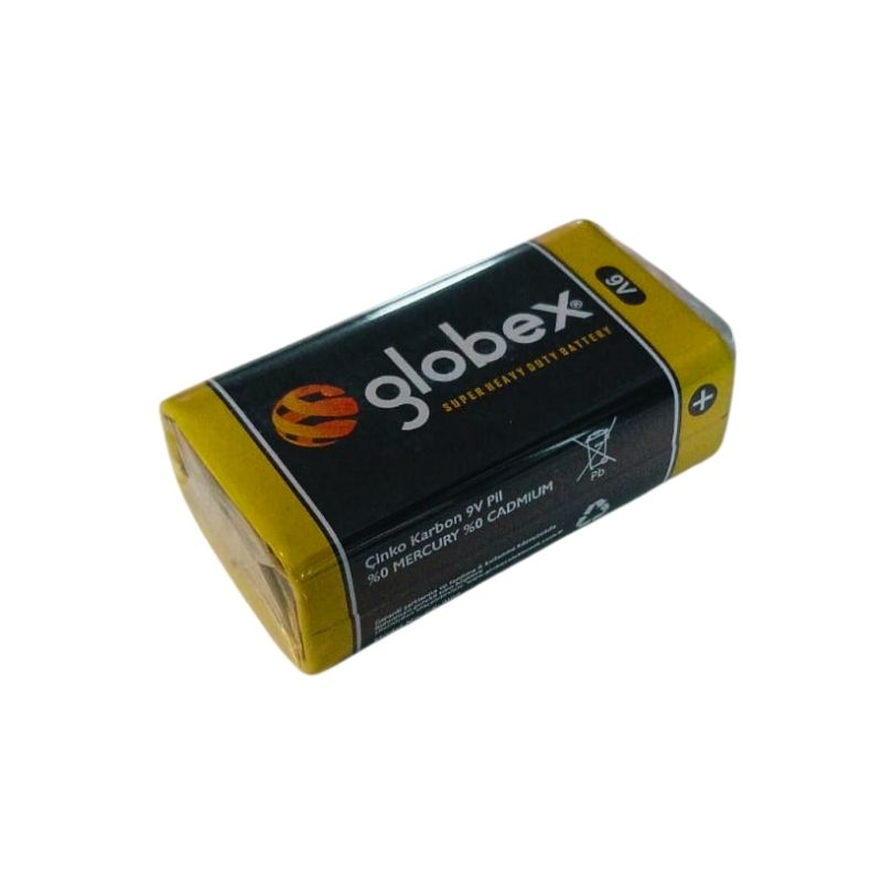 Globex 9V Yassı Pil Piller