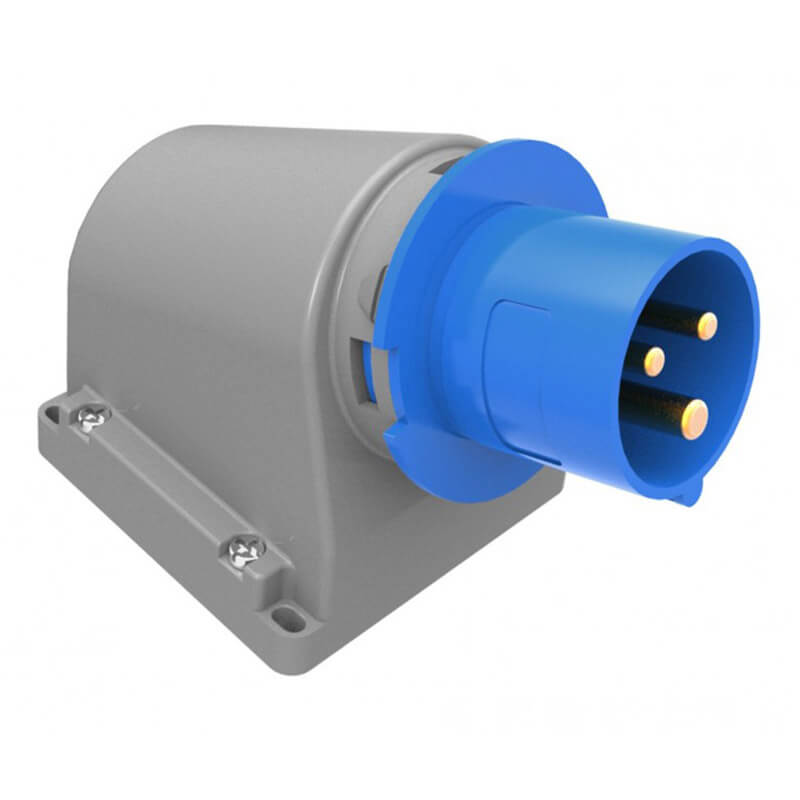 Bemis (Bc1-1403-2236) Cee Norm 3*16A 90 Eğik Duvar Fişi Cee Norm Dişi ...