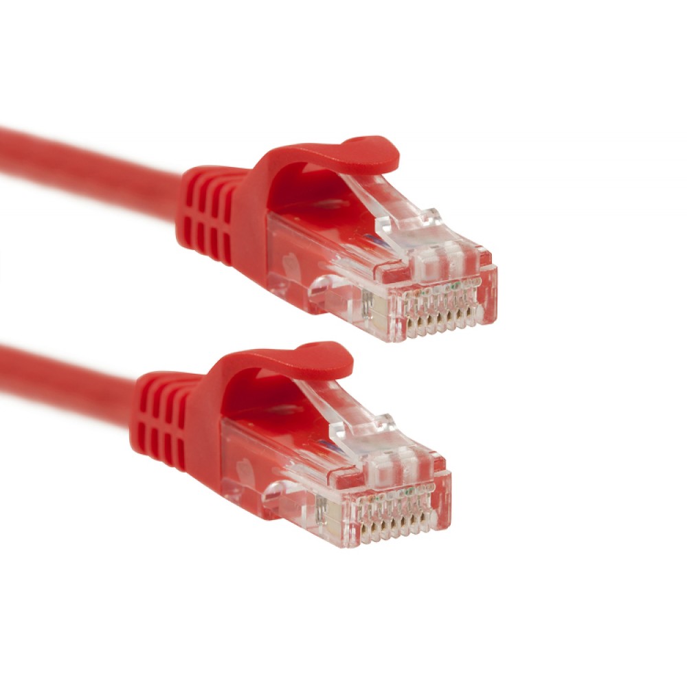 CAT 6 UTP PATCH KABLO 1MT - KIRMIZI Data-Lan Kabloları