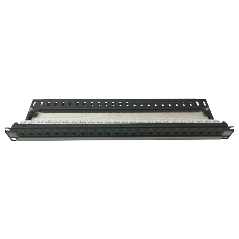 HCS 24 Port UTP Patch Panel - Boş Keystone Jack Data-Lan Kabloları