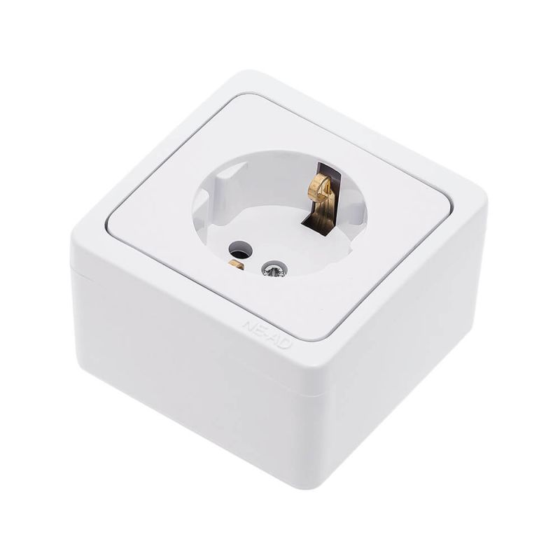 Murat Sıva Üstü Topraklı Priz Makel Nemliyer Serisi